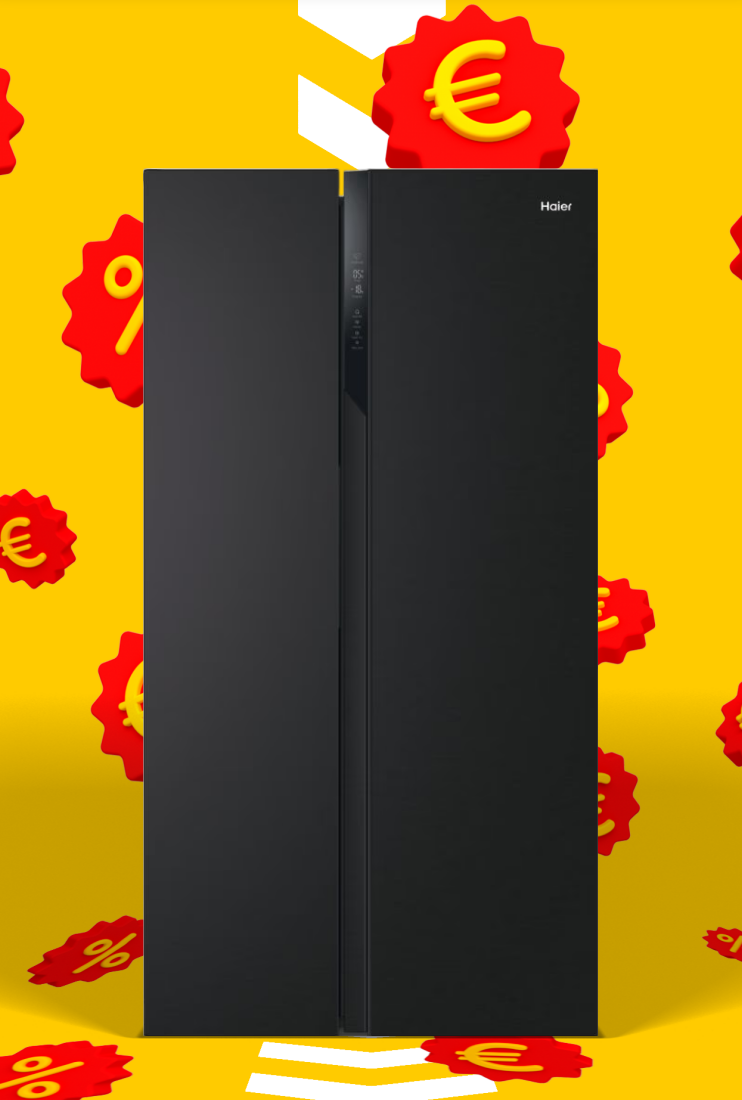 Frigos grande largeur HAIER HSR3918ENPB | IHPO